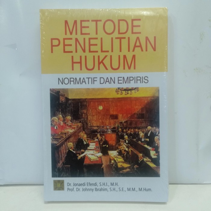 Jual Buku Buku Metode Penelitian Hukum Normatif Dan Empiris | Shopee ...