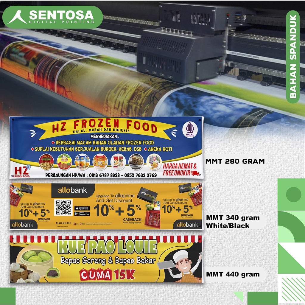 Jual CETAK SPANDUK HIGH RESOLUTION | Shopee Indonesia
