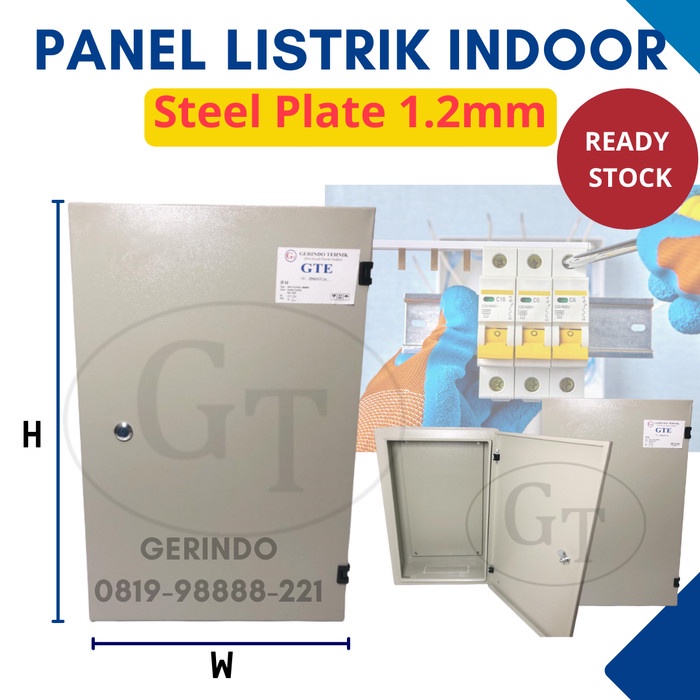 Jual Komponen Listrik Box Panel Listrik Indoor Uk 60X50X20Cm / 60 X 50 ...