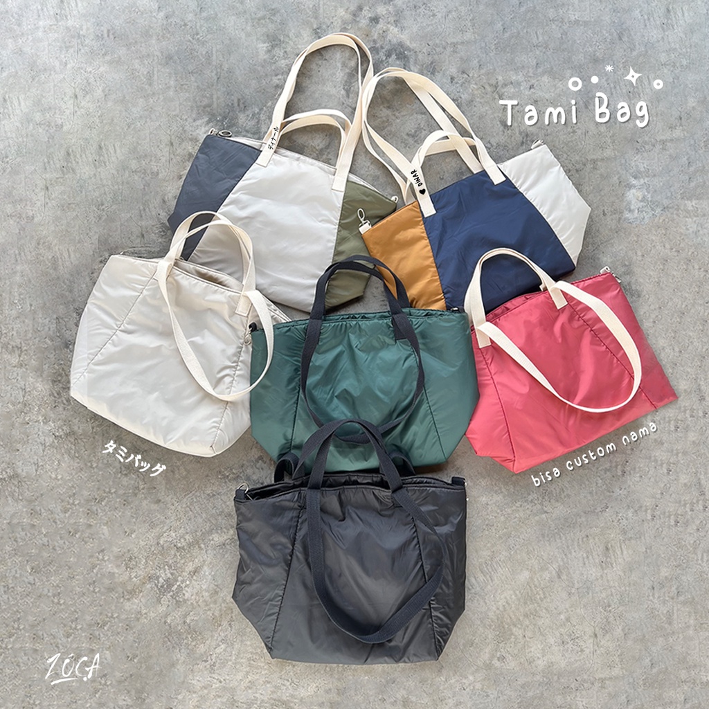 Jual ZOCA TAMI BAG タミバッグ ( BISA CUSTOM NAMA ) TOTEBAG / HANDBAG / TAS ...
