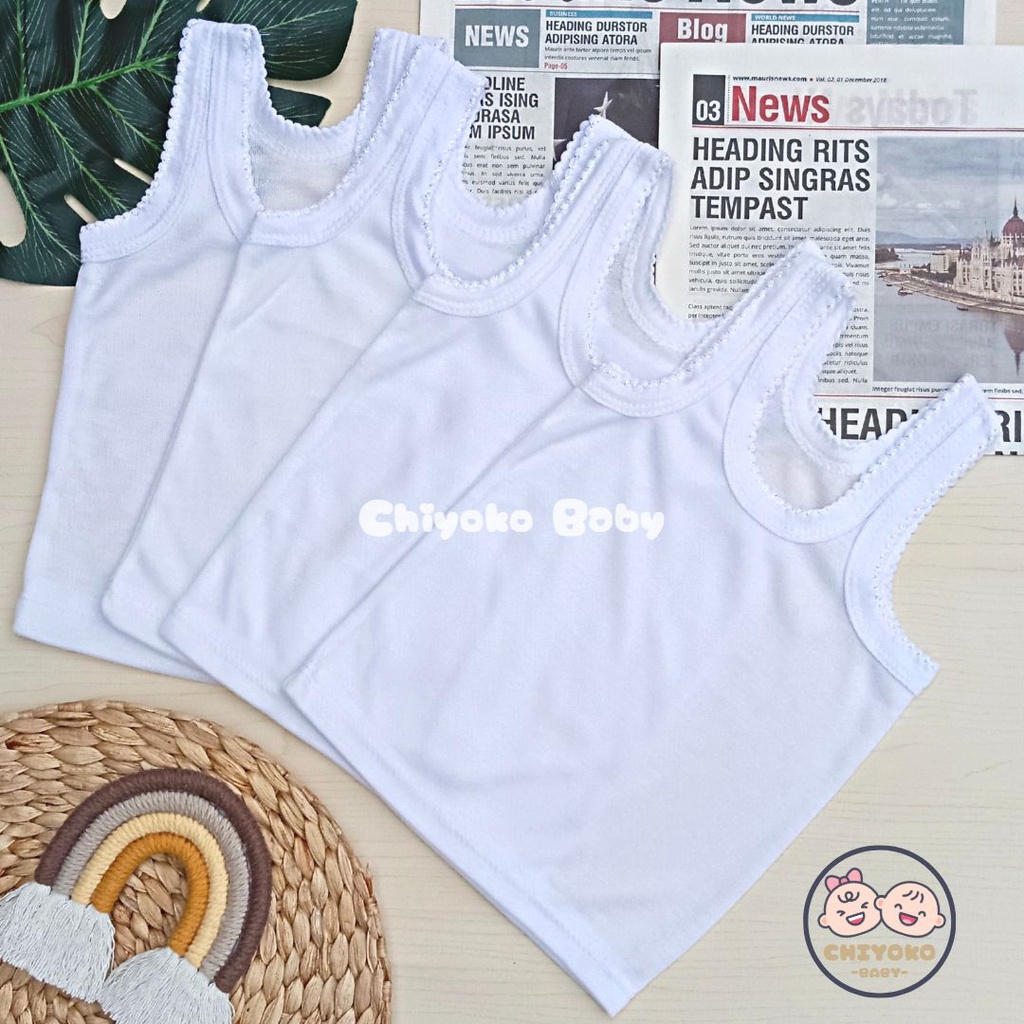 Jual Singlet Bayi / Kaos Dalam Bayi Size S M L Chiyoko Baby | Shopee ...