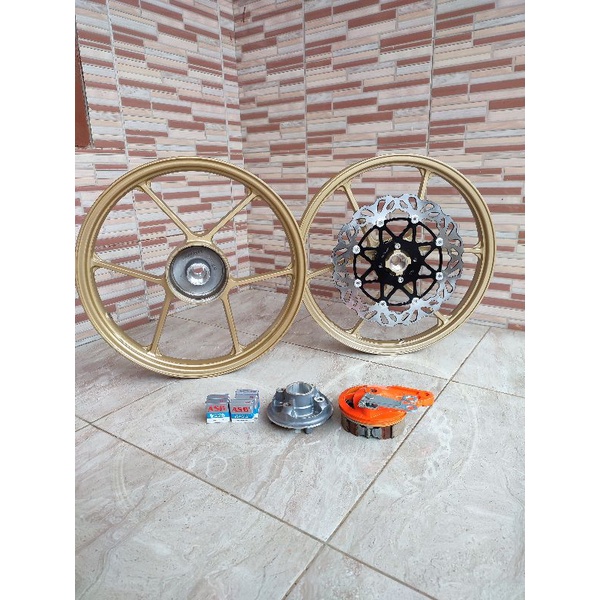 Jual Paket velg brt set piringan pnp skok depan ninja belakang pnp arem ...