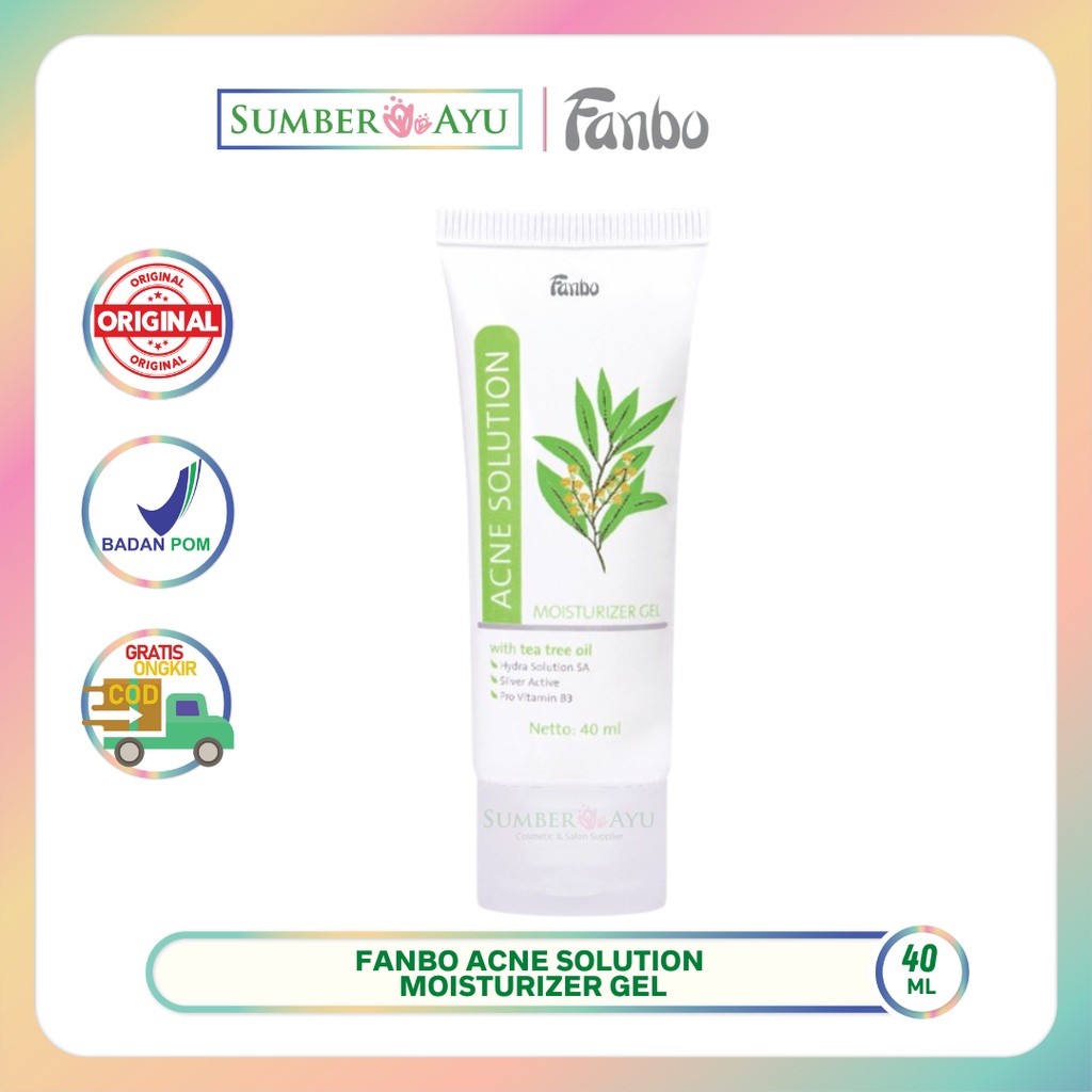 Jual Fanbo Acne Solution Moisturizer Gel 40ml | Shopee Indonesia