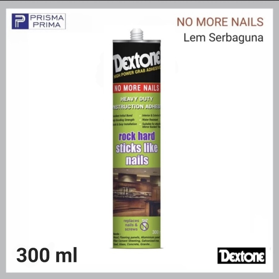 Jual Dextone NO MORE NAILS Lem Konstruksi Tanpa Paku WPC Wall Panel ...