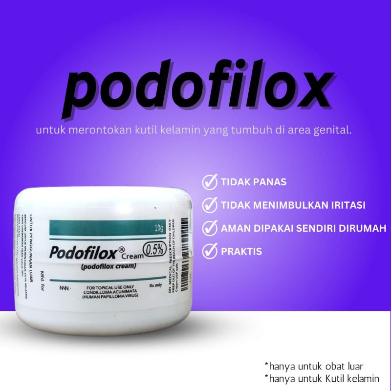 Jual Podofilx Cream perontok ktil klmn | Shopee Indonesia