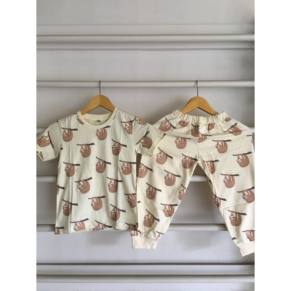 Jual SALE!! Sleepwear Set Kids - Sloth (M) | Shopee Indonesia