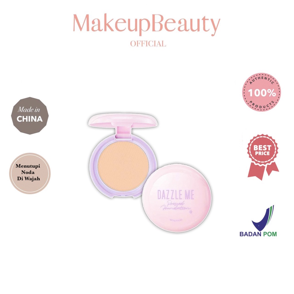 Jual DAZZLE ME Muse Pressed Foundation | Long Lasting Filter Like ...
