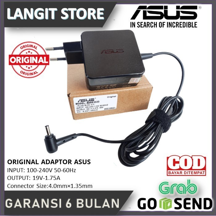 Jual CHARGER LAPTOP ASUS X453M X441M X441N X453S X201E X441B X200M X441 ...