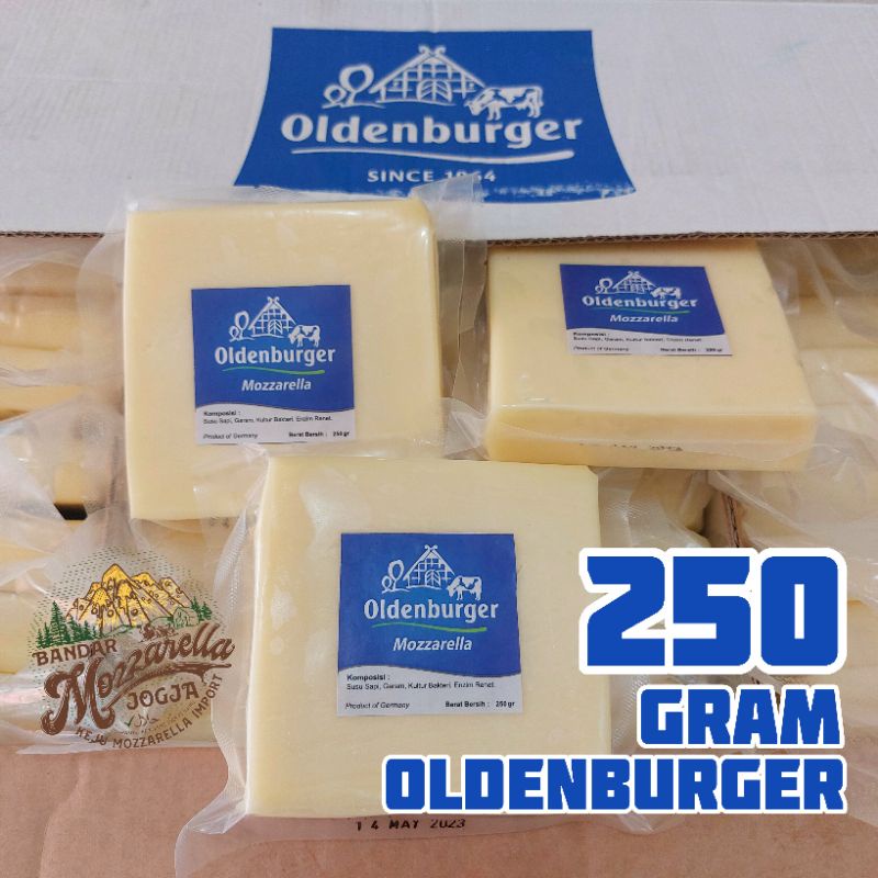 Jual Oldenburger mozarella 250gr / olden 250 gr / olden burger 250 gr ...