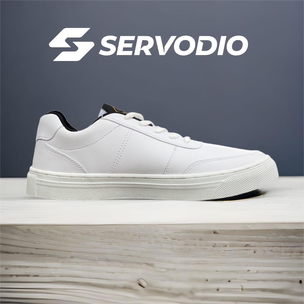 Jual Servodio - Sepatu Putih Sepatu Full White Urban Classic | Sepatu ...