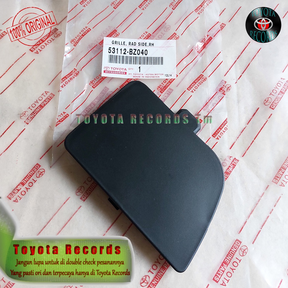 Jual Tutup Bumper Depan Avanza VVTI Kanan RH Original Toyota 53112 ...