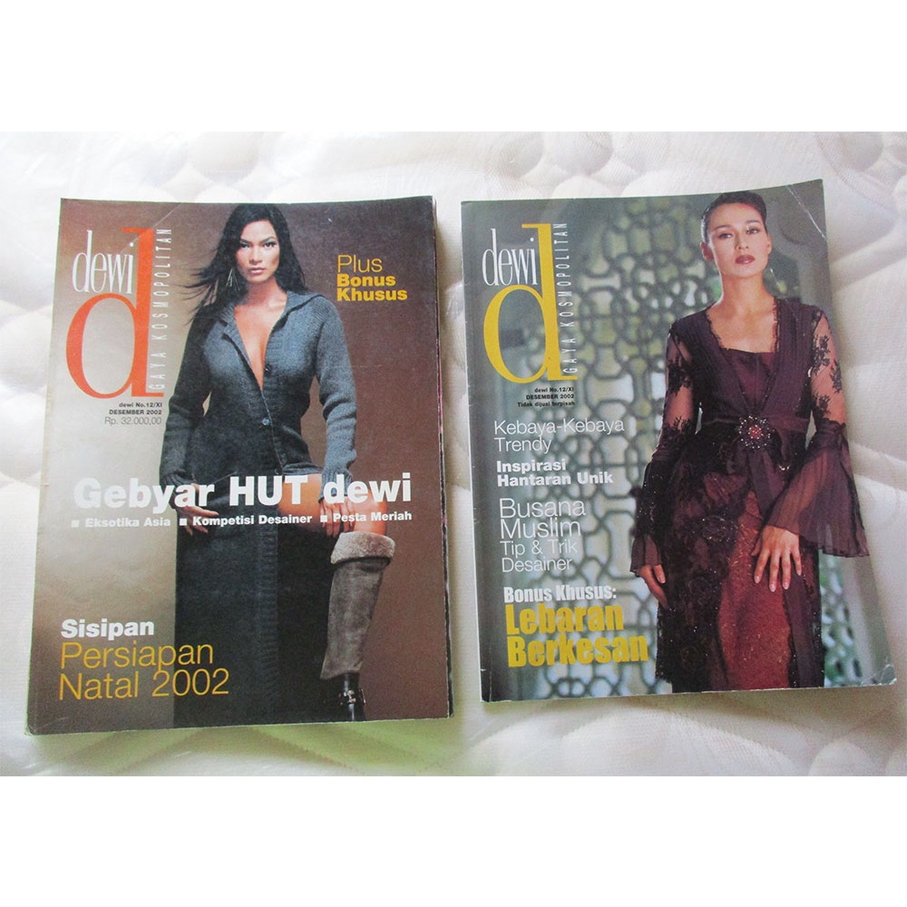 Jual Majalah DEWI Edisi No.12/XI Bulan Desember tahun 2002 + Bonusnya ...