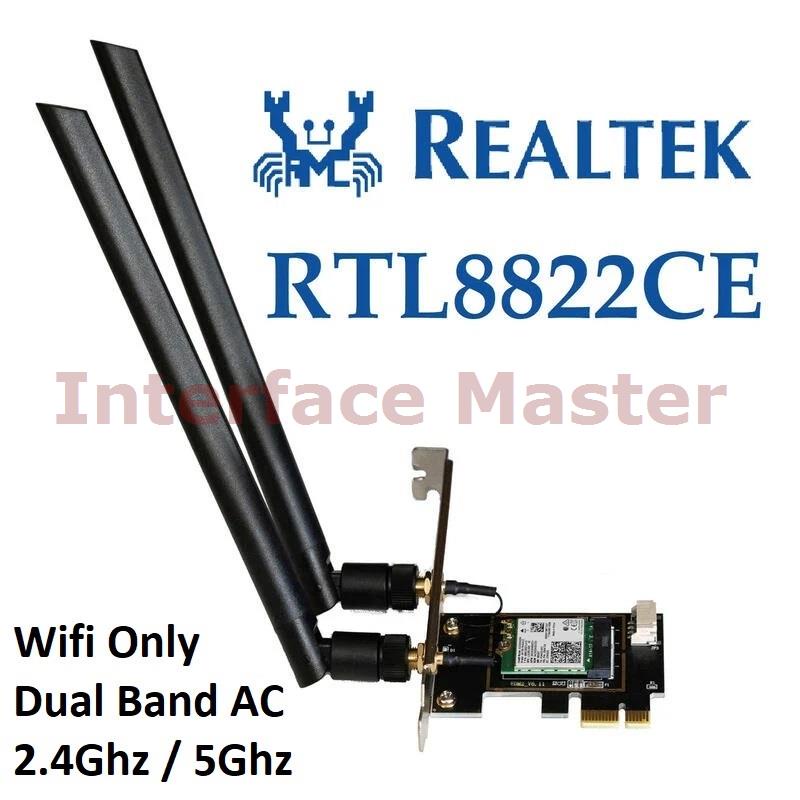 Jual Wifi 5 AC Dual Band 2G 5G Pci Express Pcie x1 wireless card 5ghz 2 ...