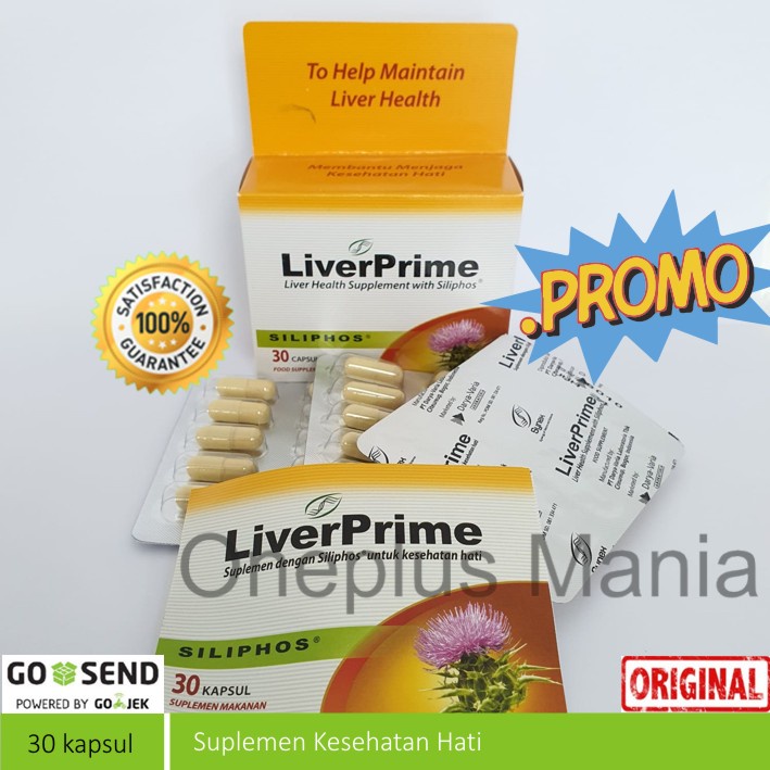Jual LIVERPRIME SUPLEMEN KESEHATAN HATI HARGA PERBOX ISI 30 CAPS ...