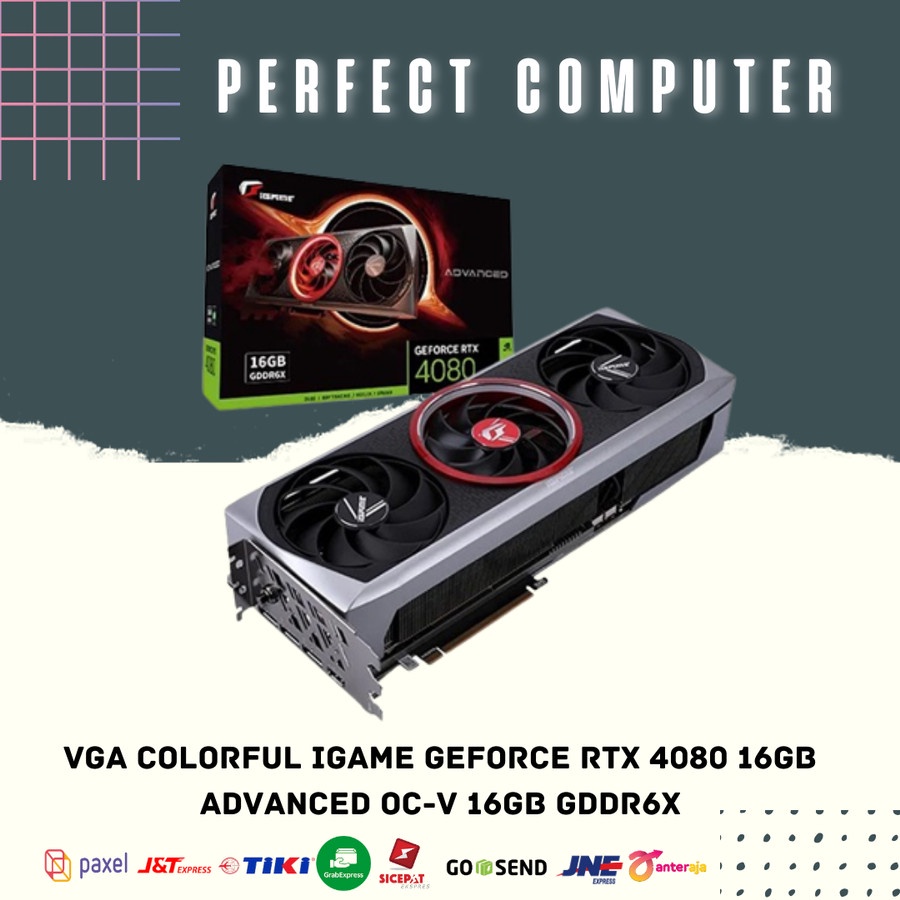 Jual VGA Colorful iGame GeForce RTX 4080 16GB Advanced OC-V 16GB GDDR6X ...