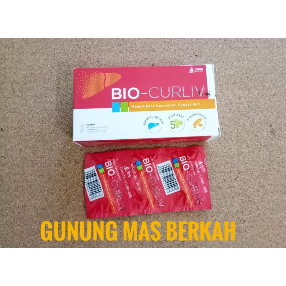 Jual BIOCURLIV Kaplet Bio Curliv kaplet Bio Curlif - pemeliharaan ...
