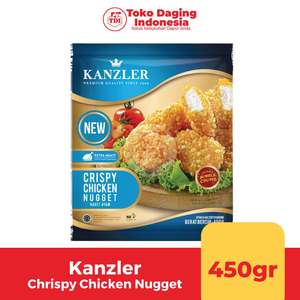 Jual Kanzler Chrispy Chiken Nagget 450Gr | Shopee Indonesia