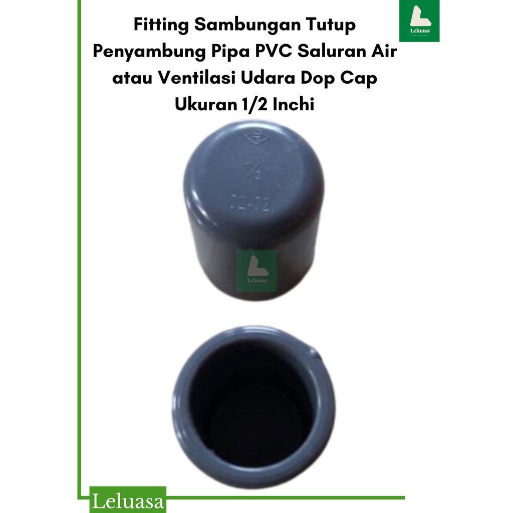 Jual Fitting Sambungan Tutup Penyambung Pipa PVC Saluran Air atau ...