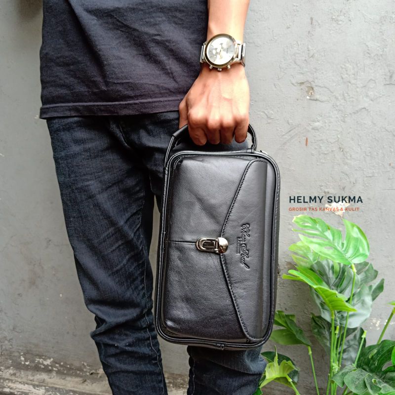 Jual Clutch Handbag Pria Import Kulit Cheer Soul 2271 Tas Tangan ...