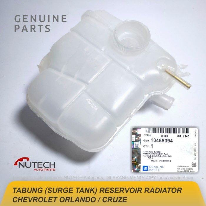 Jual Tabung Tanki Tangki Reservoir Radiator Chevrolet Orlando Cruze Ori ...