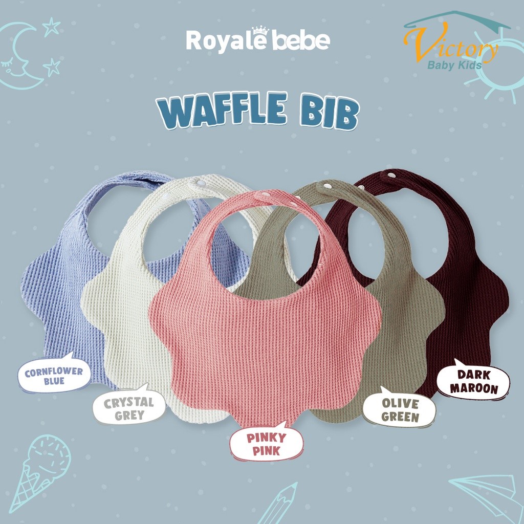 Jual Royale Bebe - Bib Bayi (Waffles Bib) | Shopee Indonesia