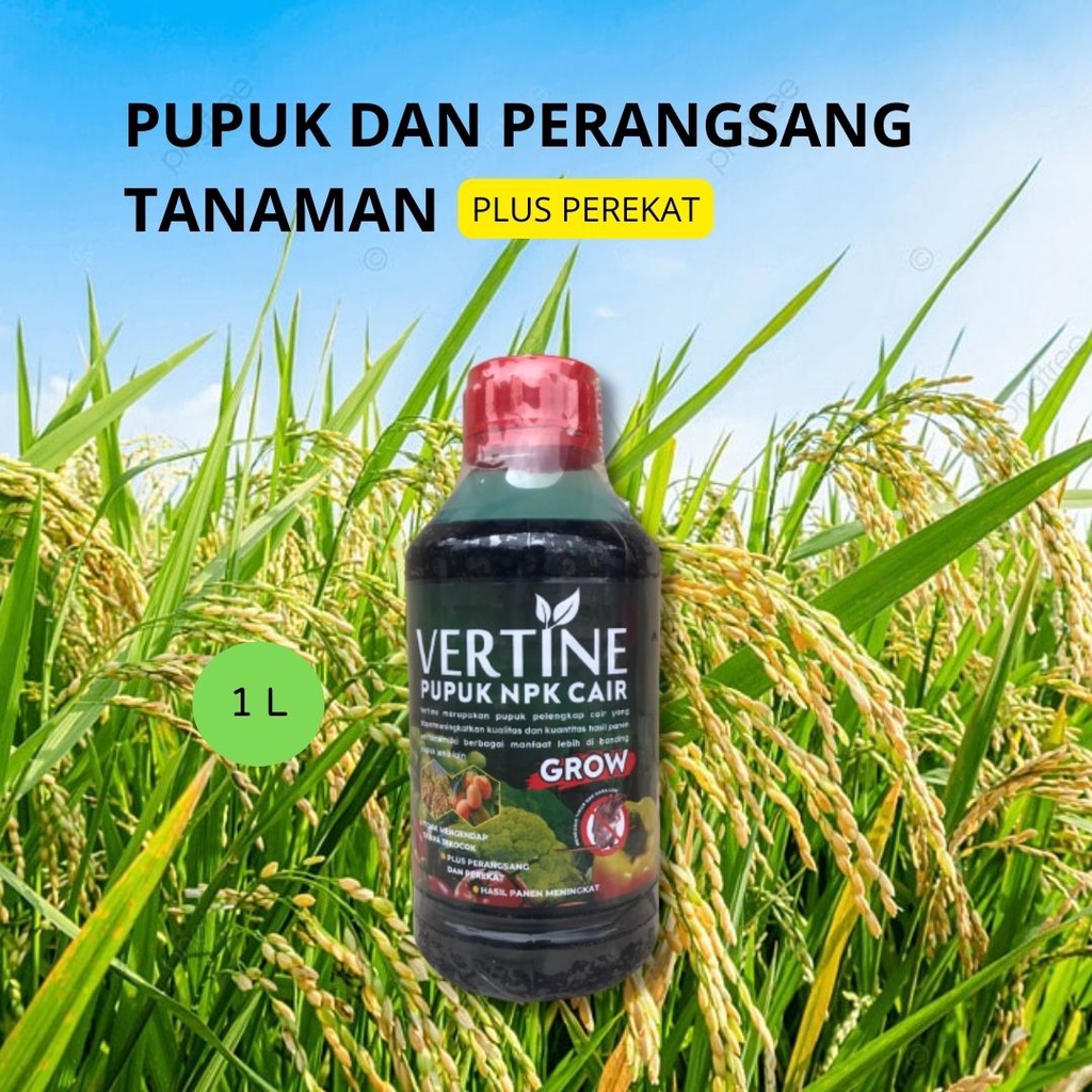 Jual Pupuk NPK Cair Vertine Grow 1 Liter | Shopee Indonesia