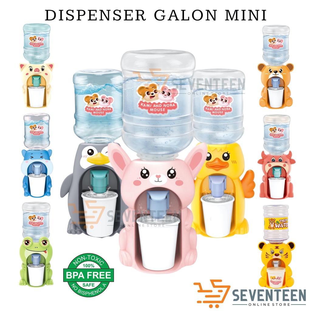Jual SEVENTEEN MAINAN ANAK DISPENSER AIR GALON MINI KARAKTER LUCU ...
