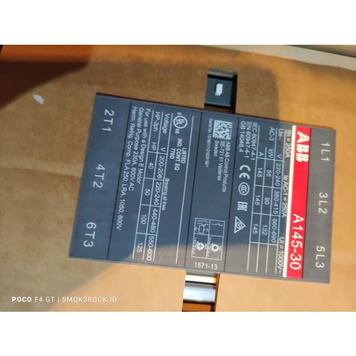 Jual Abb A145-30-11 Coil 110V 50Hz Contactor Baru!! | Shopee Indonesia