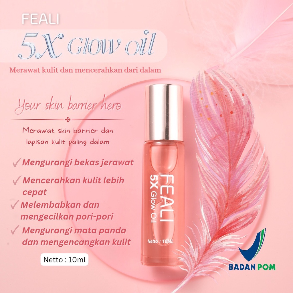 Jual [BPOM] FEALI 5X Glow Oil - Untuk membantu Mencerahkan kulit ...