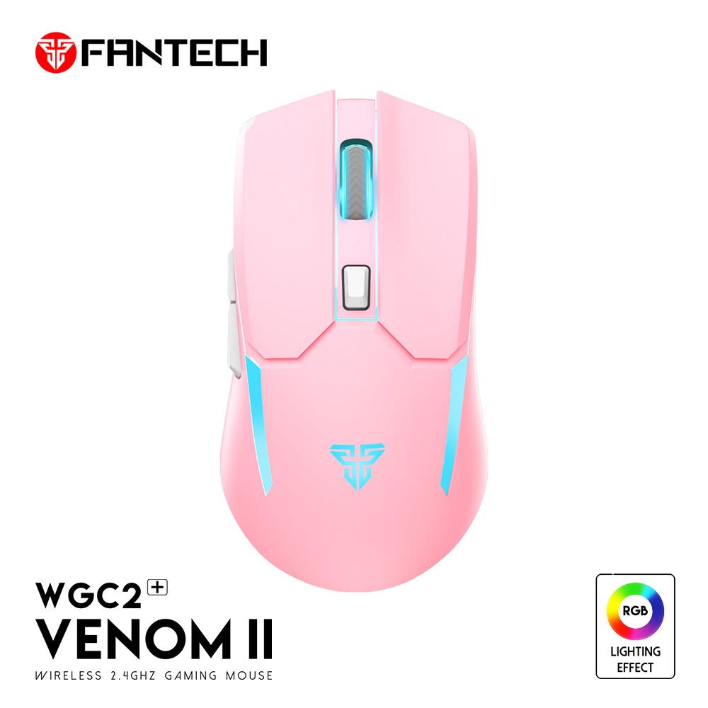 Jual Mouse Fantech VENOM II WGC2 Wireless Gaming Rechargeable Pink ...