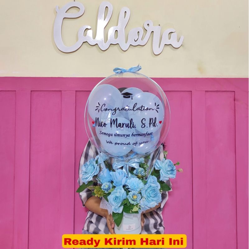 Jual Bucket Buket Bunga Balon Caldora.id BL22 | Shopee Indonesia