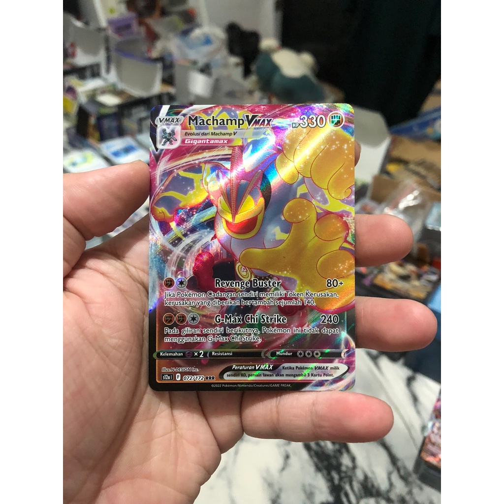 Jual Kartu Pokemon TCG Machamp VMax RRR s12a VStar Semesta Original ...