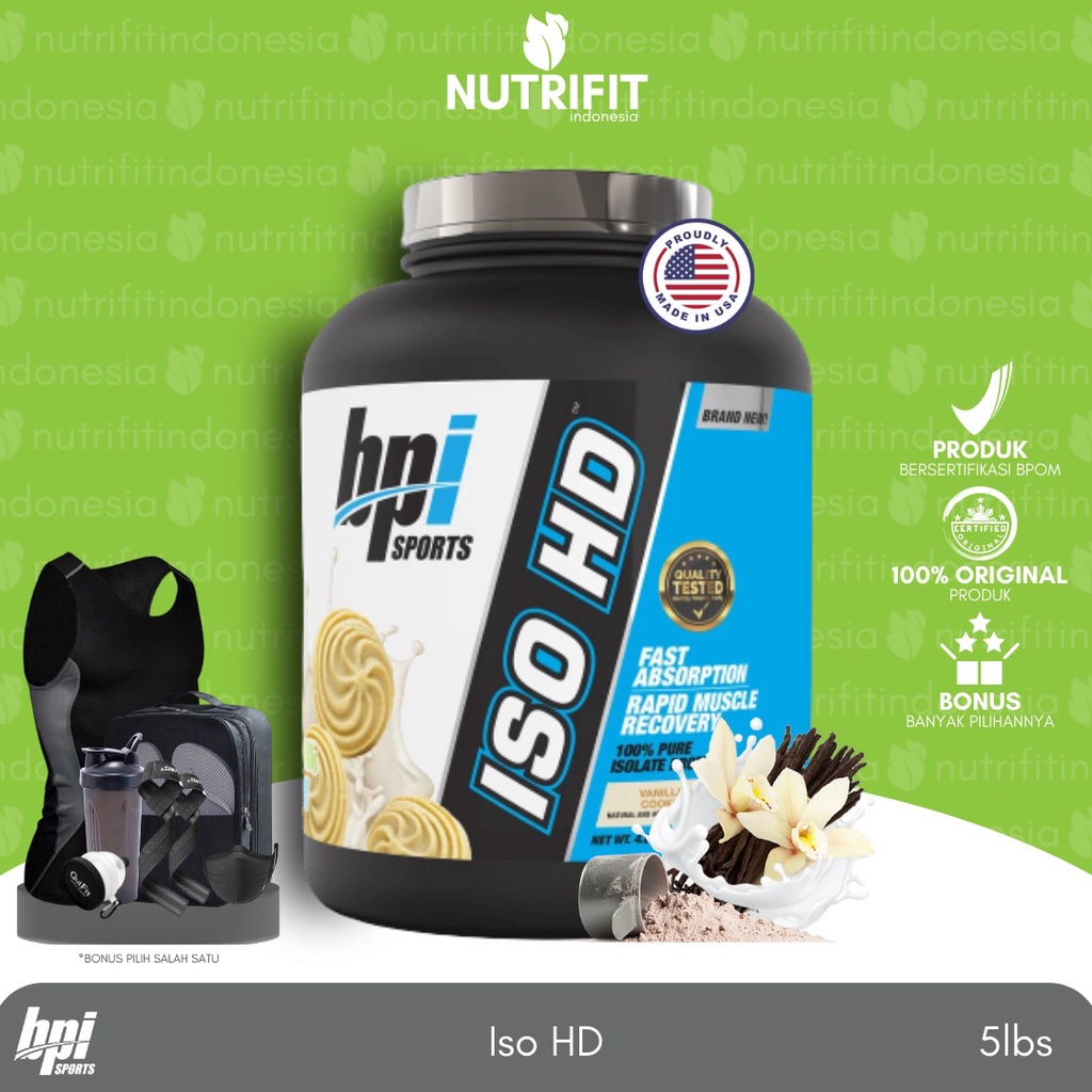 Jual BPI Sports Iso HD 5 Lbs Whey Protein Isolate | Shopee Indonesia