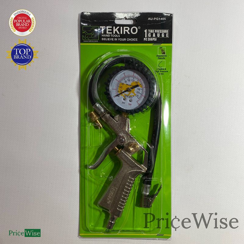 Jual TEKIRO Tire Pressure Gauge 200psi 3 in 1| Alat Ukur Pengukur ...