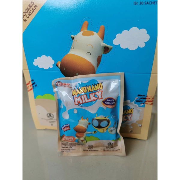 Jual Permen Nano Nano Milky 12gr (1sachet isi 6pcs) | Shopee Indonesia