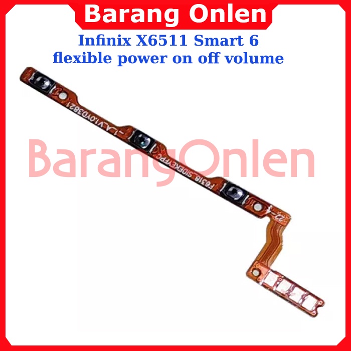 Jual Infinix X6511 Smart 6 flexible power on off volume | Shopee Indonesia