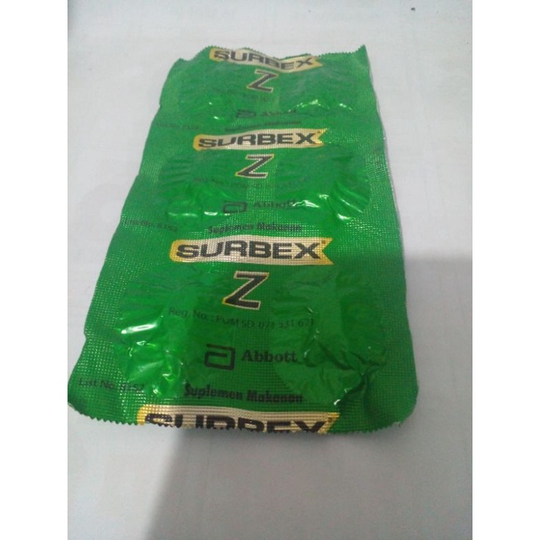 Jual Surbex z harga per kapsul | Shopee Indonesia
