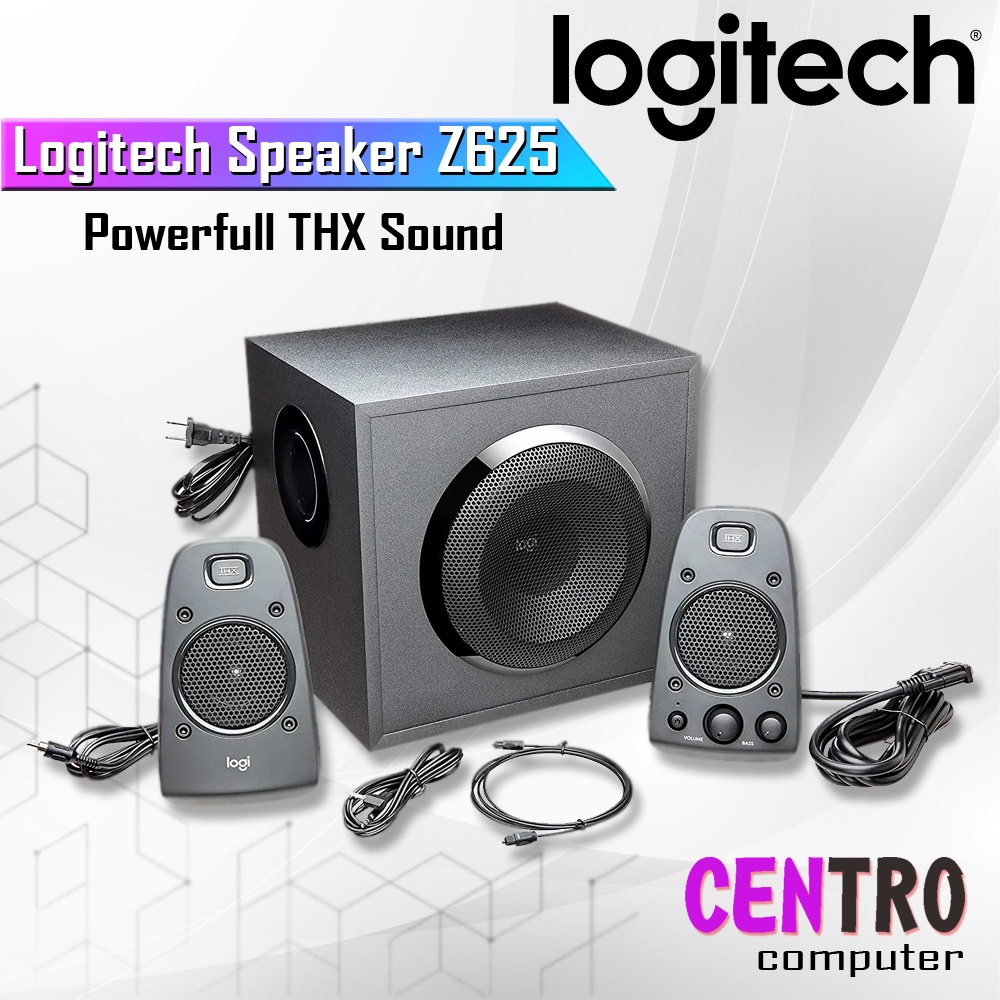 Jual Logitech Z625 Speaker System With Subwoofer - Speaker Logitech Z625 | Shopee Indonesia