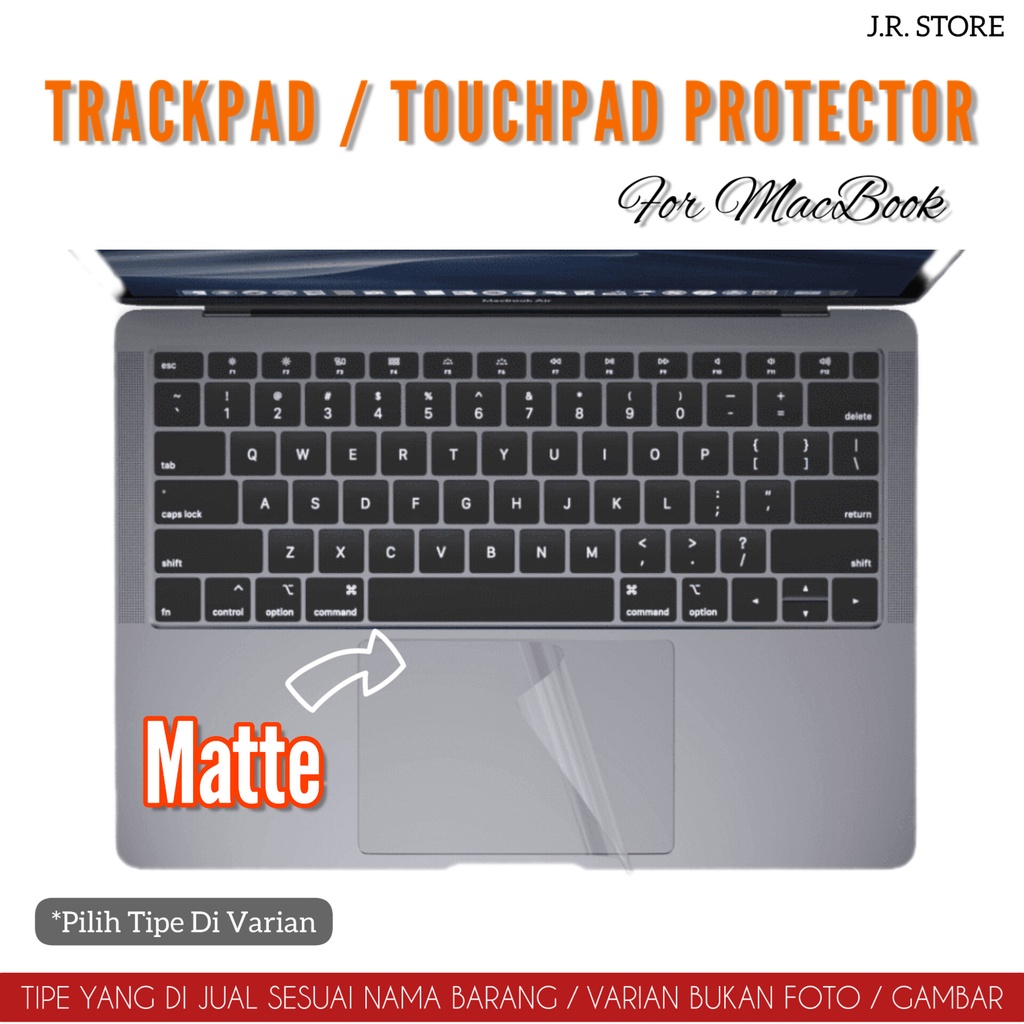 Jual ANTI GORES TOUCHPAD TRACKPAD MACBOOK AIR PRO M1 M2 M3 M4 / 13" 14 ...