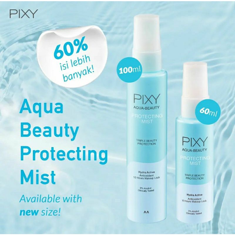 Jual Pixy Aqua Beauty Protecting Mist /Matte Finish 60 ml/100 ml ...
