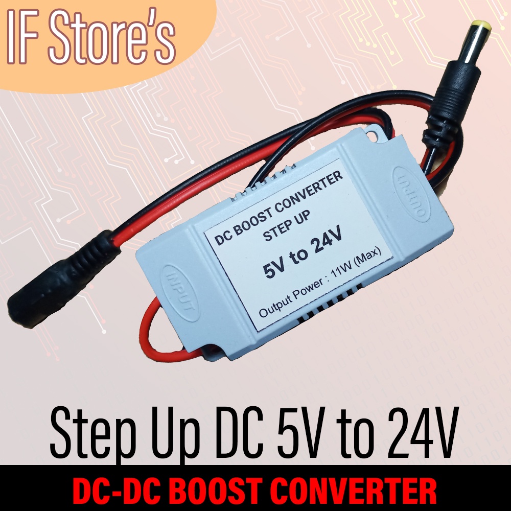 Jual DC STEP UP 5V TO 24V BOOST CONVERTER | Shopee Indonesia