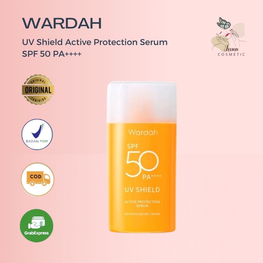 Jual Wardah UV Shield Active Protection Serum SPF 50 PA ...