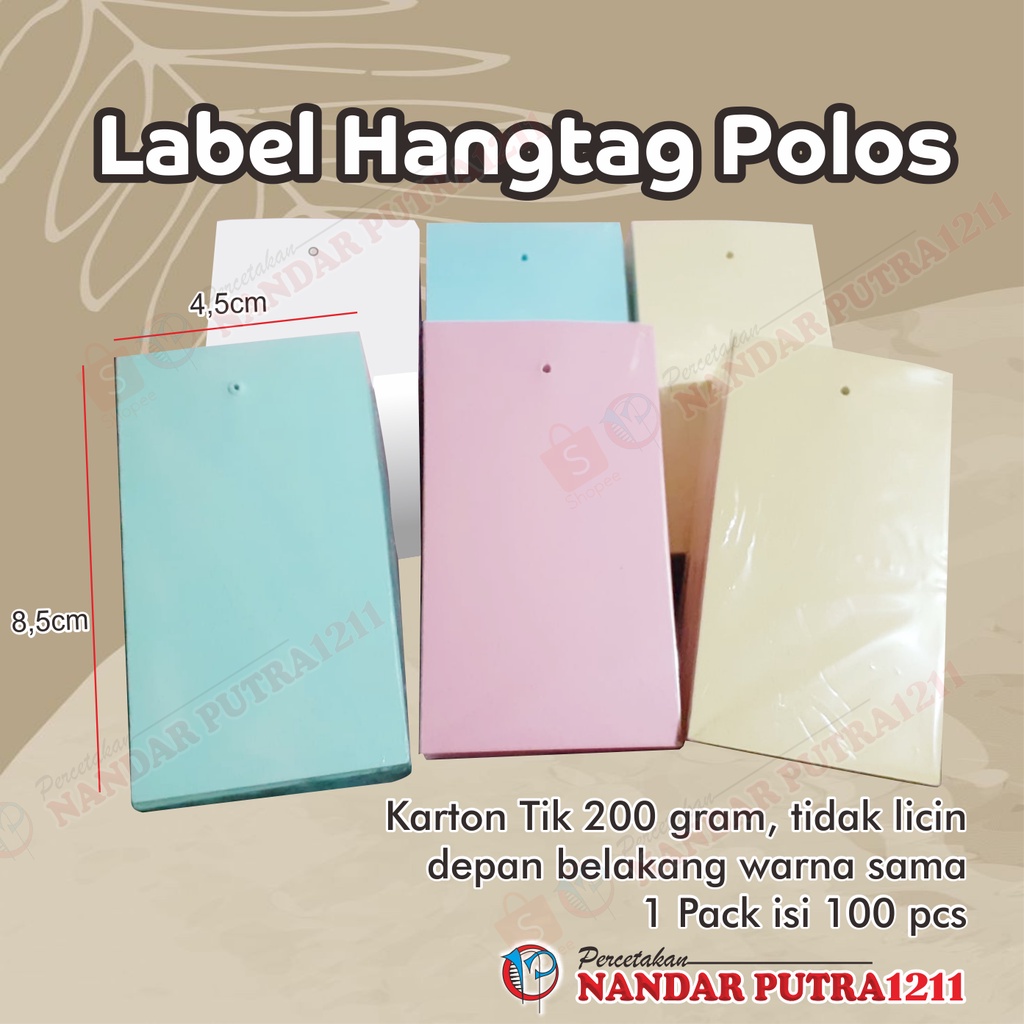Jual (100pcs) Label Hangtag Polos/Hangtag Baju/Hangtag Celana/Hangtag ... Jual (100pcs) Label Hangtag Polos/Hangtag Baju/Hangtag Celana/Hangtag ...