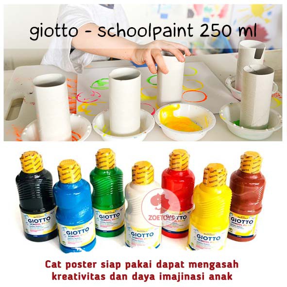 Jual Zoetoys Giotto - Washable School Paint 250 ml | Perlengkapan ...