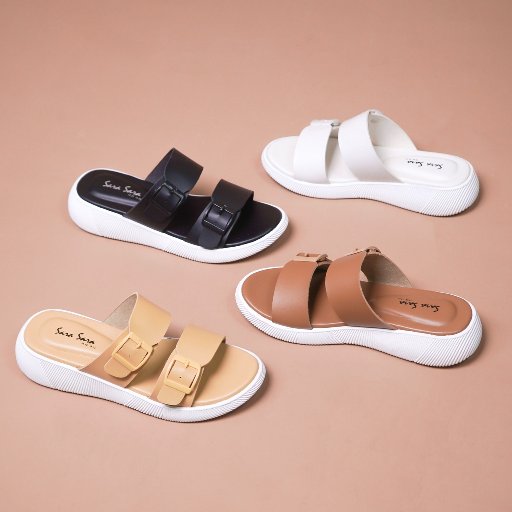 Jual SARA SARA STORE - Platform Sandals JEAN All Colors | sandal wedges ...