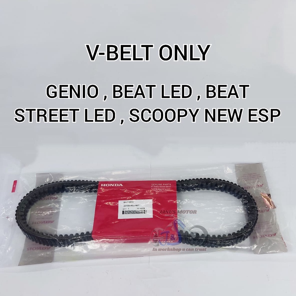 Jual VANBELT ONLY HONDA GENIO SCOOPY ALL NEW BEAT STREET SPORTY LED ORI ASLI ORIGINAL AHM HGP V ...