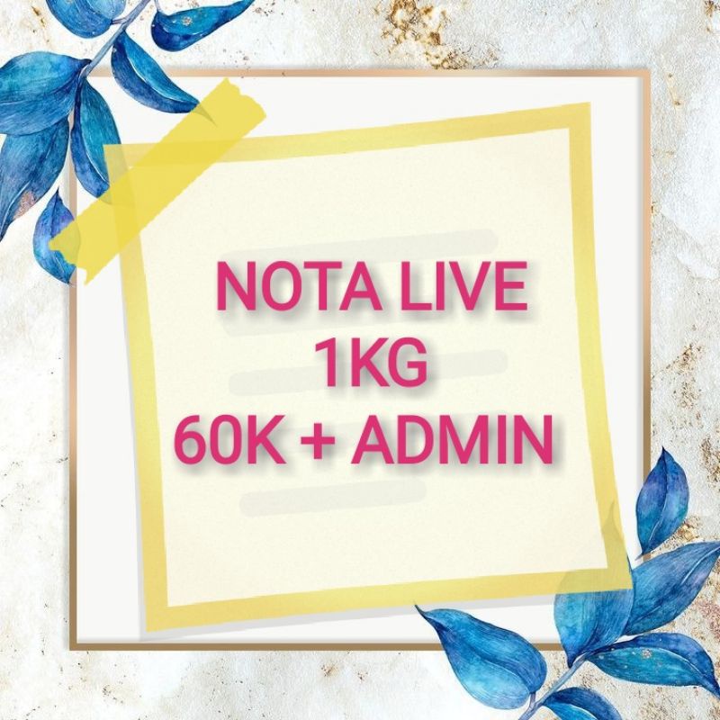 Jual NOTA LIVE 1KG 6OK + | Shopee Indonesia