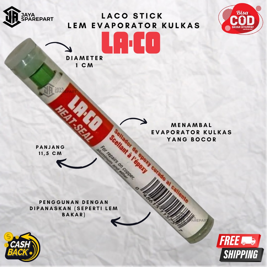 Jual Laco stick lem evaporator kulkas | Lem Hijau Original 1 - 5 cm ...