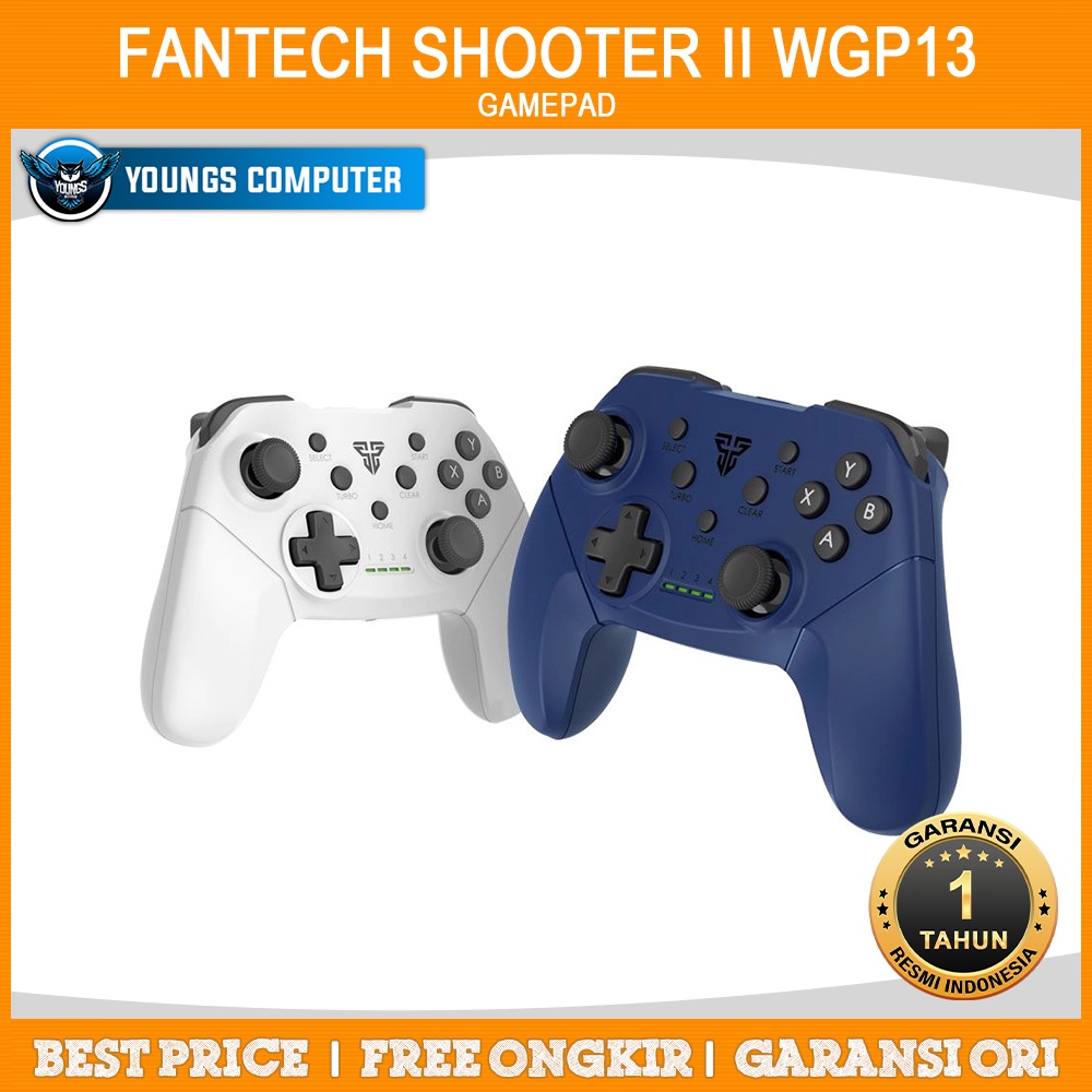 Jual Fantech Wireless Gaming Controller WGP13 Gamepad Joystick USB ...