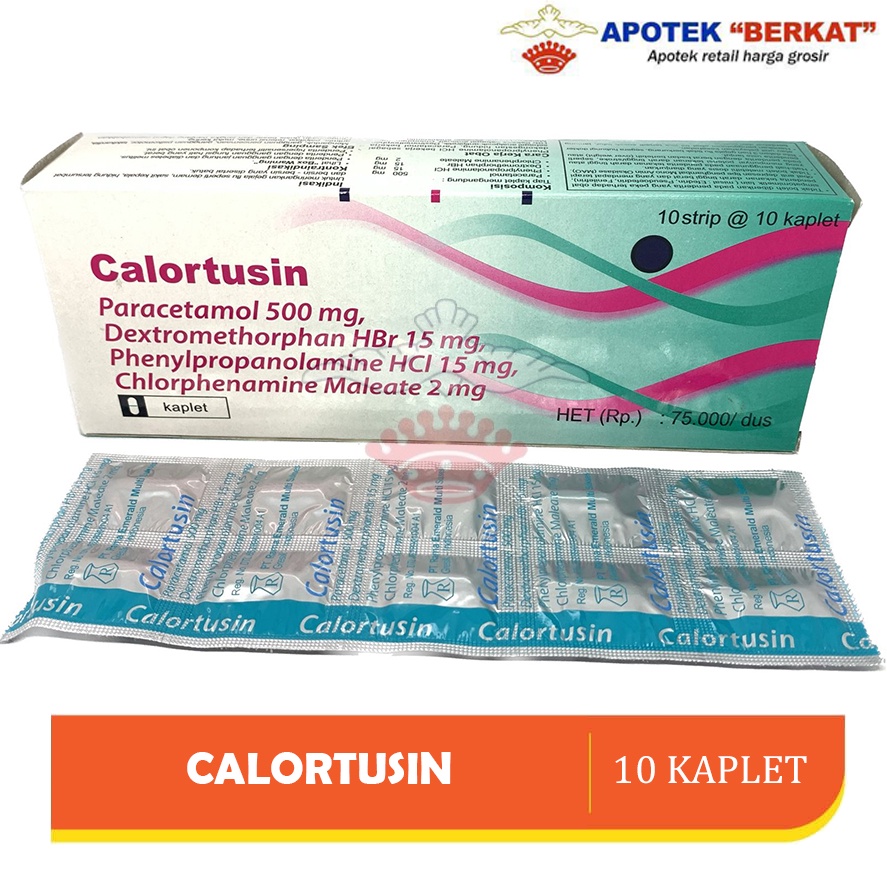 Jual Calortusin Tablet (Obat Batuk Pilek) | Shopee Indonesia